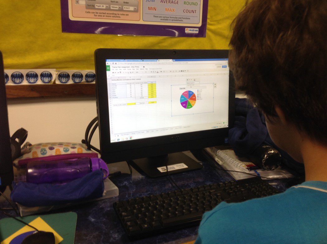 Theme Park Spreadsheet Project - Technology for Learners
