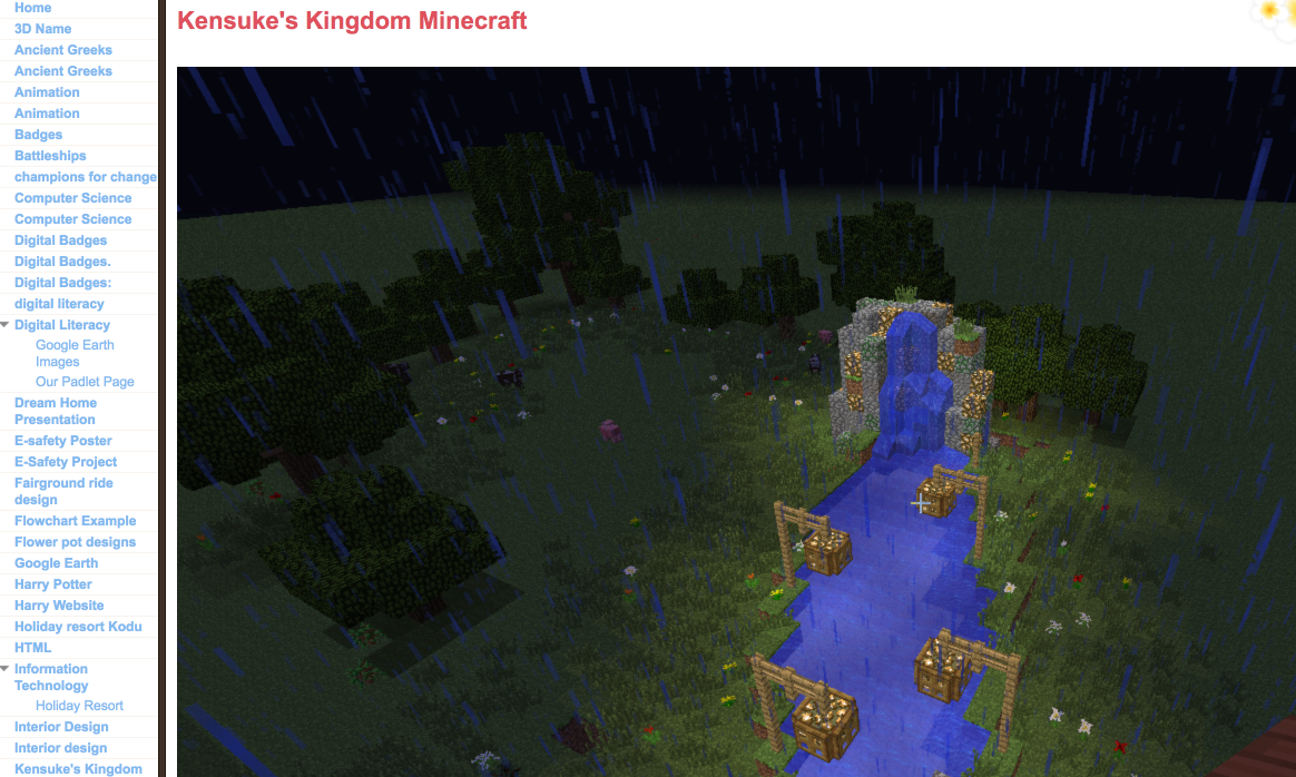 MinecraftEdu Lesson Examples - Technology for Learners