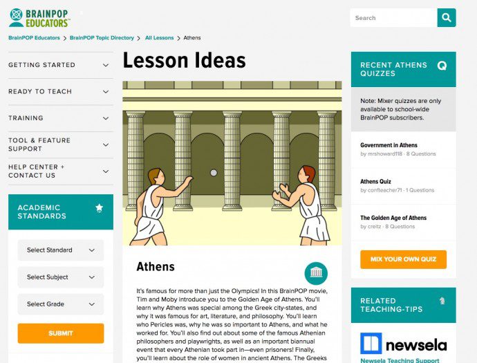 BrainPOP - A Great Resource for Flipped Learning - Technology for Learners